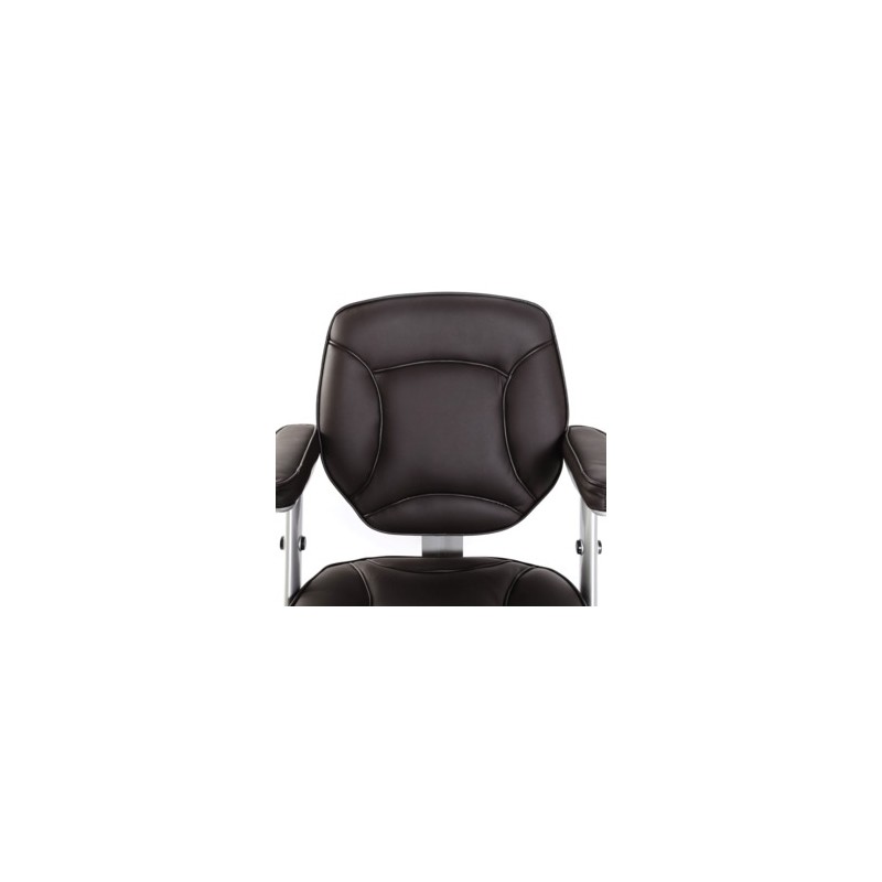 SILLA TIPO PIEL RED TOP SECRETARIAL CHOCOLATE